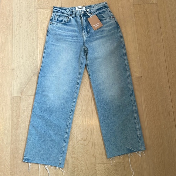 Reformation | Jeans | Reformation Val 9s Midrise Straight Cropped Jeans ...